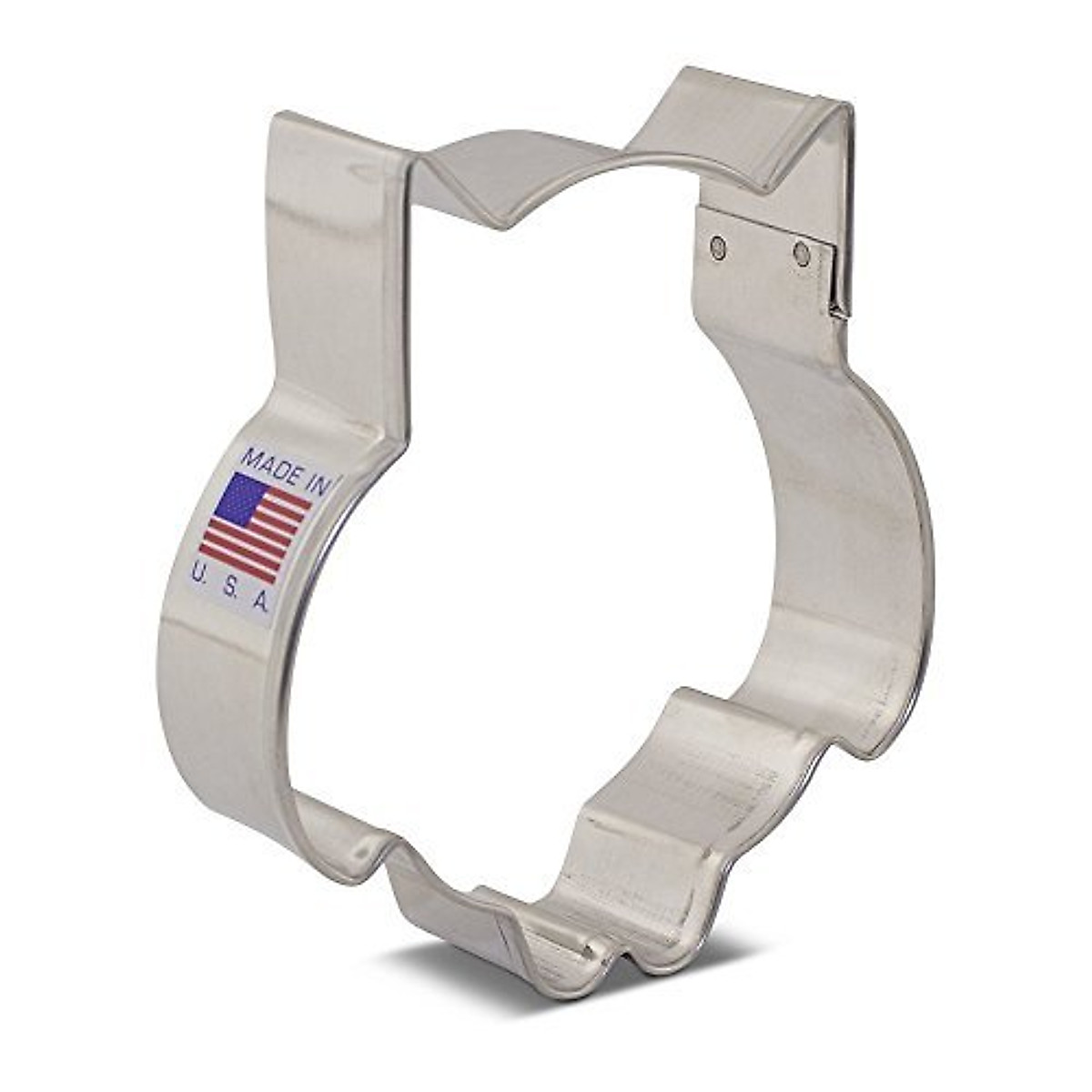 Cute Owl Cookie Cutter, 3.5" Made in USA by Ann Clark