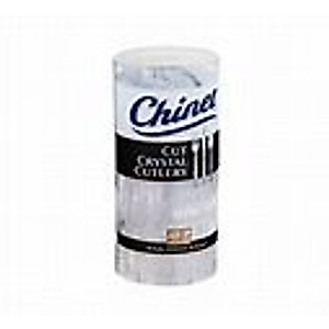 Chinet Cut Crystal Cutlery 48 Pieces (2 Packs)