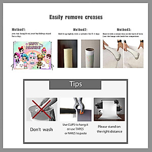 7X5FT Doll Toy Backdrop Girls Happy Birthday  Photo Photography Backdrops Dolls Birthday Party Background Newborn Baby Shower Banner 