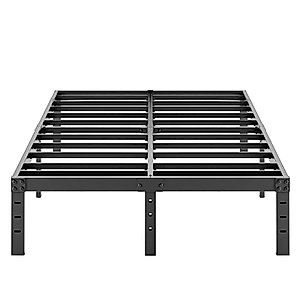 COMASACH California King Bed Frame 16 Inches Tall, Heavy Duty Metal Platform Bed Frame,Sturdy Steel Frame,Support up to 3500lbs,No Box Spring Needed,Noise-Free, Easy to Assemble