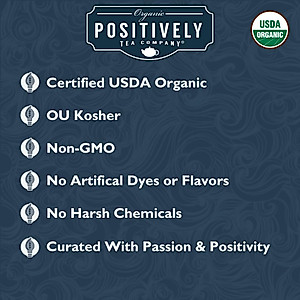 Organic Positively Tea Company, Assam TGFOP Black Tea, Loose Leaf, 16 Ounce