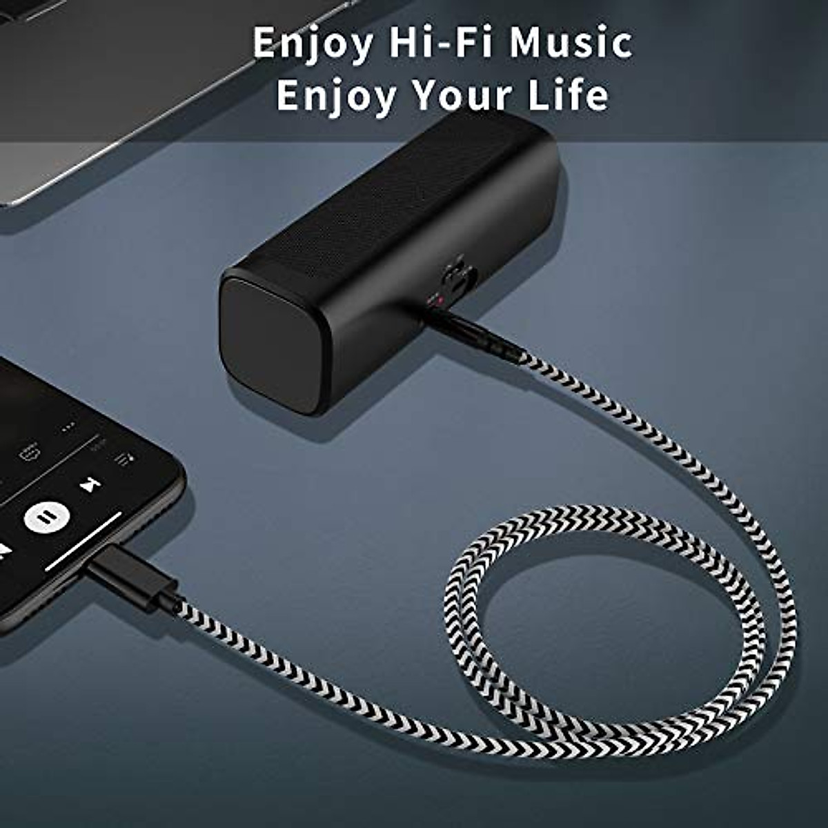 Headphone Aux Adapter Cord 6.6ft for Apple MFi Certified Lightning to 3.5 mm Headphone Jack Converter Male Car Aux Stereo Audio Cable Compatible with iPhone 13 13 Pro 12 12Pro Max 11 Pro SE XR Xs 8P
