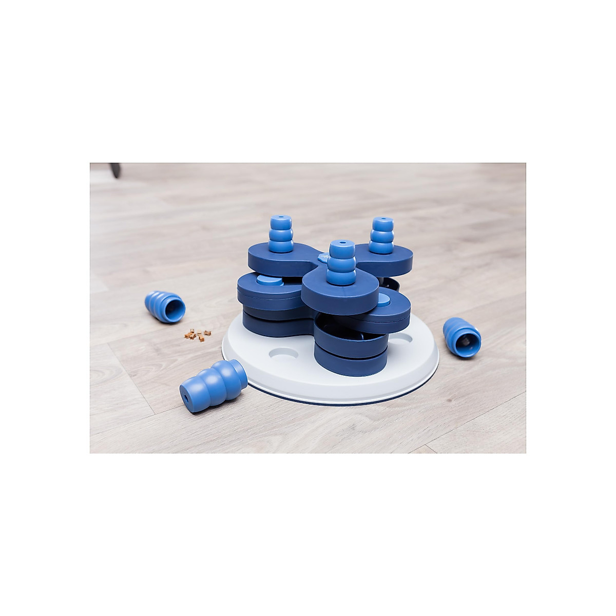 TRIXIE Flower Tower Strategy Game, Advanced Dog Puzzle Toy, Level 3 Activity, Treat Puzzle, Interactive Play, Enrichment Toy for All Dogs