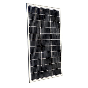 WindyNation 100 Watt 12 Volt Monocrystalline Solar Panel Battery Charger for RV, Boat, Cabin, Off-Grid Applications