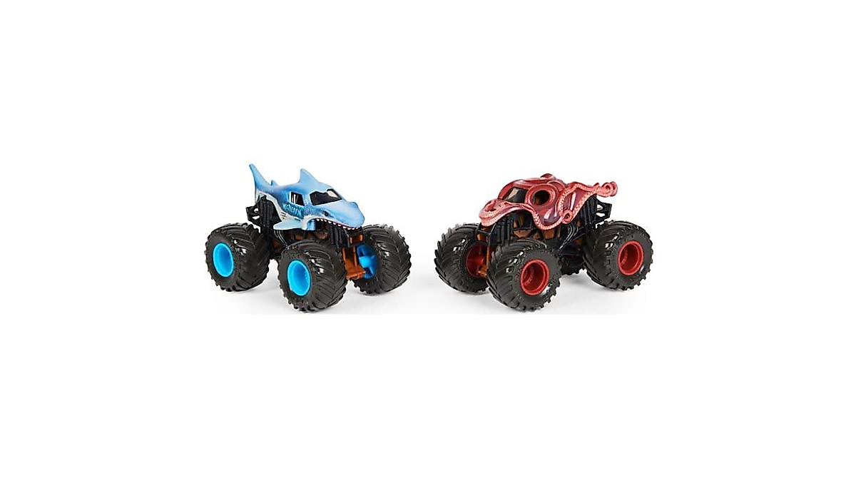 Monster Jam 1:64 Color Change Trucks - Megalodon & Octon8er
