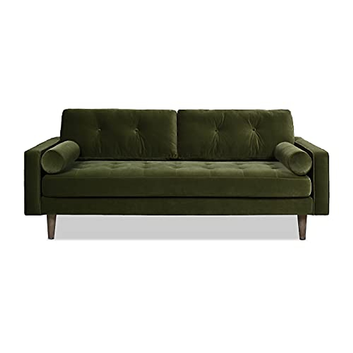 Jennifer Taylor Home Theo Sofas, Olive Green Performance Velvet