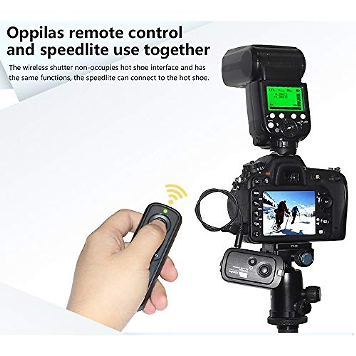 Pixel 2.4G Wireless Remote Control DC2 Remote Shutter Release Compatible with Nikon MC-DC2 Z7 Z7II Z6 Z6II Z5 D5600 D3300 D5000 D5100 D5200 D5300 D90 D7000 D7100 D7200 D7500 D780 D610 D750 P7700 P7800
