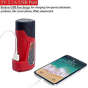 Lasica M12 Battery Charger and Portable Power Source Adapter 48-59-1201, 49-24-2310 Compatible with Milwaukee M12 12V Heated Jacket Battery (M12 USB Charger Adapter-ONLY)