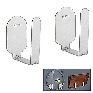 Self Adhesive Stainless Steel Pan Cover Racks ,Pantry Organization Rack, Cutting Board Storage , Pot Lid Holder