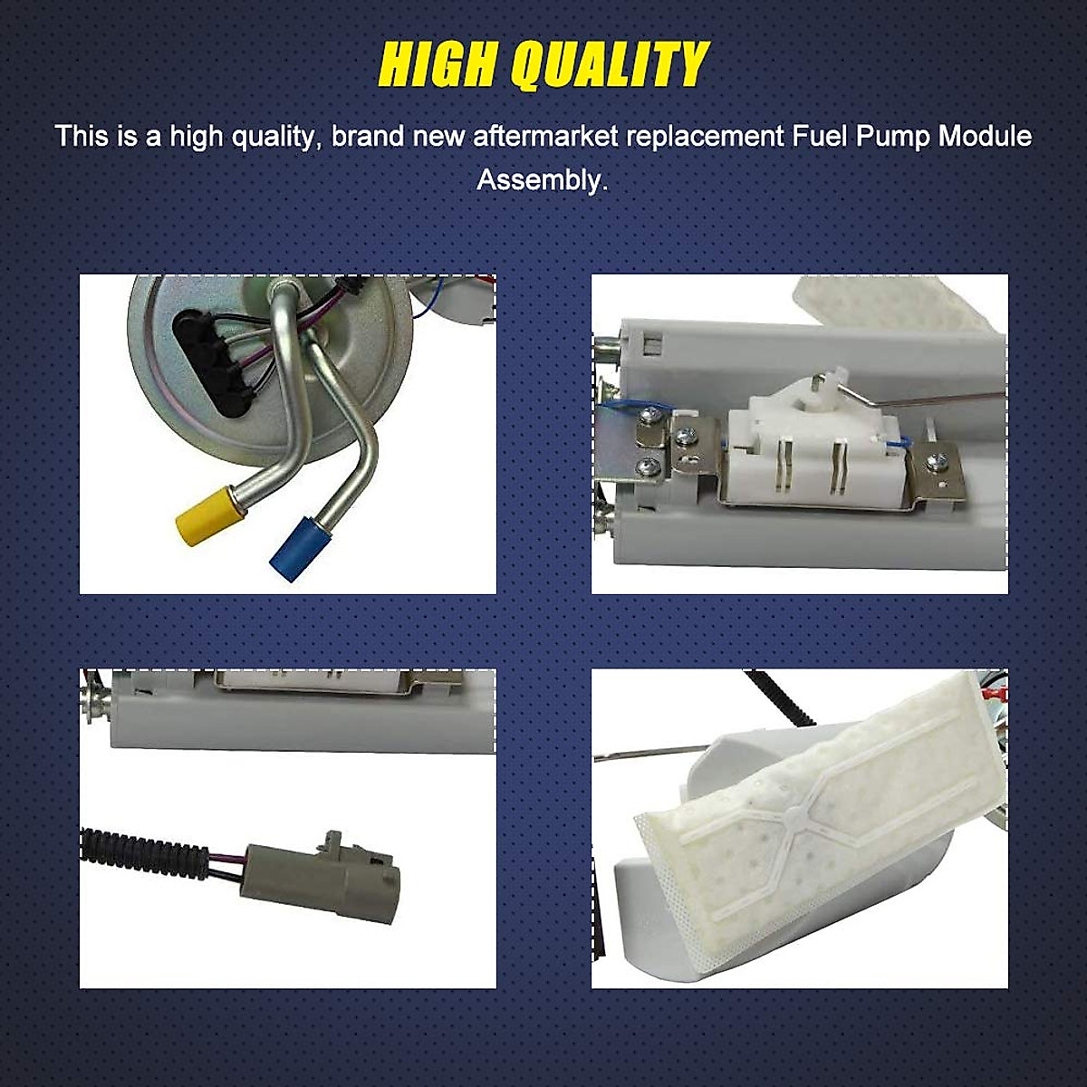 Fuel Pump Sender Assembly SP2007H for 1991-1996 Ford F Super Duty V8-7.5L, for 1991-1997 Ford F-150 L6-4.9L, for 1991-1997 Ford F-350 V8 (After Axle Tank; Steel Tank; 18 Gal) FP2159M