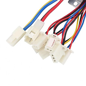 Bike Fender 350W/500W 12V/24V/36V/48V Electric Bicycle Brush Controller On for Electric DC Motor Scooter E-Bike Controller Box Parts Mud Guards (Color : 350W 36V)