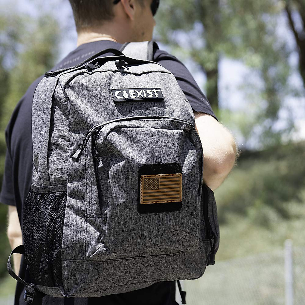 LAPG Commuter Backpack, School Backpack, Hydration Compatible Small Backpack - Black