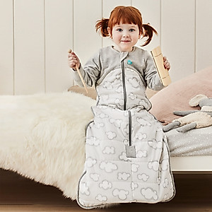 Love to Dream Warm Baby Sleep Bag (18-36 Mo), Super Soft Temp Regulating Sleeping Sack, 2.5TOG Warm Wearable Blanket, Grey