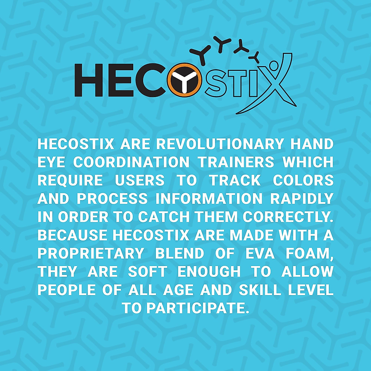 HECOstix - Red White Blue - Hand Eye Coordination & Reaction Speed Training Tool – Improve Sports Performance, Exercise, and Fun for All Ages