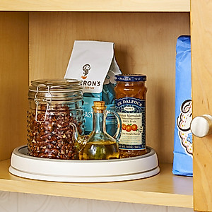 madesmart Classic 10 inch Turntable Classic Collection Kitchen Organizer Easy to Spin Soft-grip Lining and Non-slip Base Easy to Clean BPA-Free