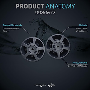 Dolphin Genuine Replacement Part — Wheel Cover for Universal Caddy — 9980672