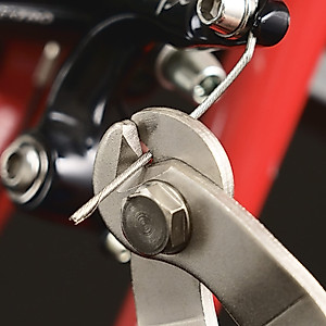 Bikehand Heavy Duty - Stainless Steel Cable Wire - Cutter Scissors Repair Tool - Bike Bicycle Brake Shifter MTB Cable, Small Hard Wire - Crimper - Very Clean Cut