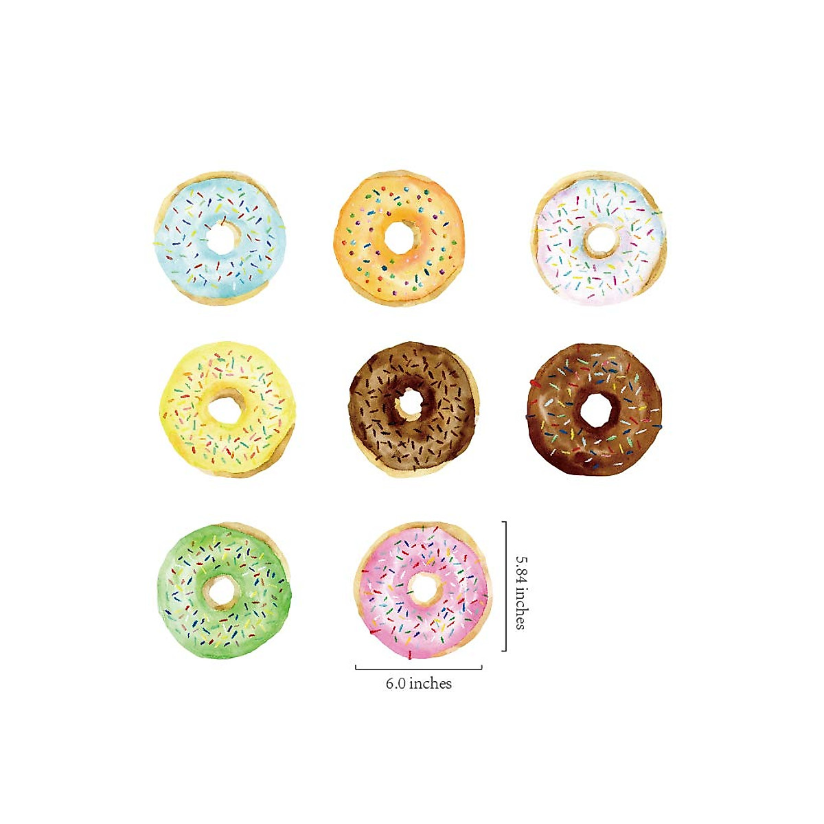 CC HOME 30Pack Donut Cake Hanging Swirls Doughnut Dessert Ceiling Streamer Birthday Party Decorations Donut Themed Party Favors for Holiday Baby Shower Home Decoration Party Supplies