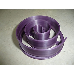 YNGLLC SWIRL DESIGN PATTERN CONCHA CUTTER MEXICAN SWEET BREAD STAMP MADE IN USA PR4393 Purple