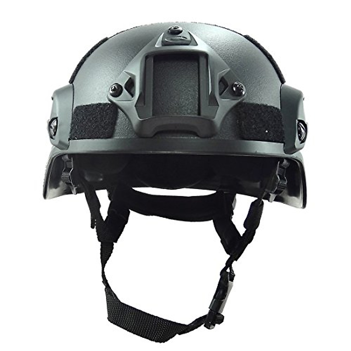 ATAIRSOFT Tactical Airsoft Paintball MICH 2000 Helmet with Side Rail & NVG Mount Black