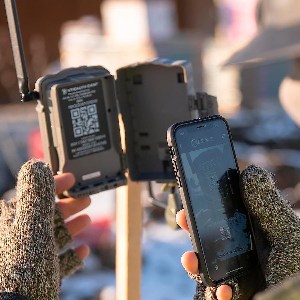 Stealth Cam Fusion MAX Dual Sim 36MP Photo & 1080P HD Video, 0.35 Sec Trigger Speed, App-Controlled Hunting Cellular Trail Camera, AT&T & Verizon, Solar Panel & Microfiber Cleaning Cloth