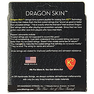 DR Strings DSE-2/10 Dragon Skin Clear Coated Nickel Plated Steel Electric Guitar Strings Value Pack