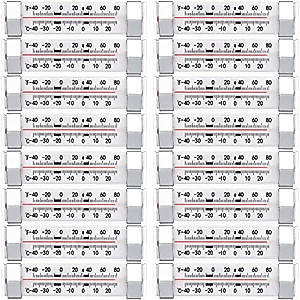 20 Packs Freezer Kitchen Thermometer Refrigerator Thermometer Freezer Thermometer Fridge Thermometer Cooler Thermometer for Kitchen Home Supplies