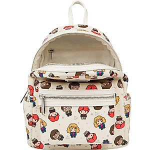 Loungefly Harry Potter Chibi Characters All Over Print Mini Backpack