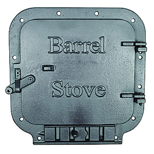 US Stove BSK1000 Barrel Camp Stove Kit, Medium, Black