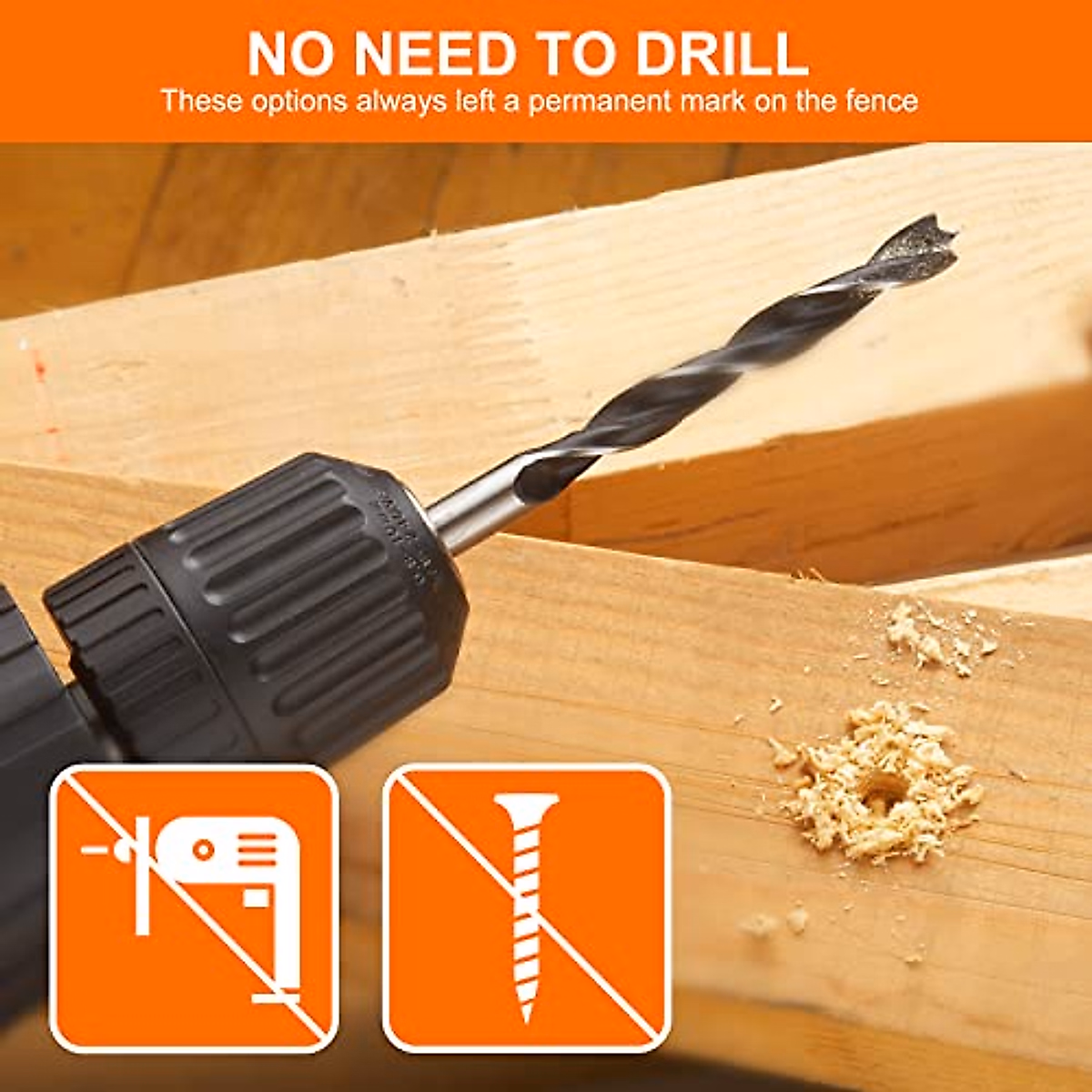 LiteViso Vinyl Fence Hooks, 4 Pack 5 x 10 Inches Over Fence Hanger Durable White Patio Hangers Powder Coated Steel Fence Hanger for Hanging Plants Bird Feeders,Lights,Hanging Basket,Pool Tools