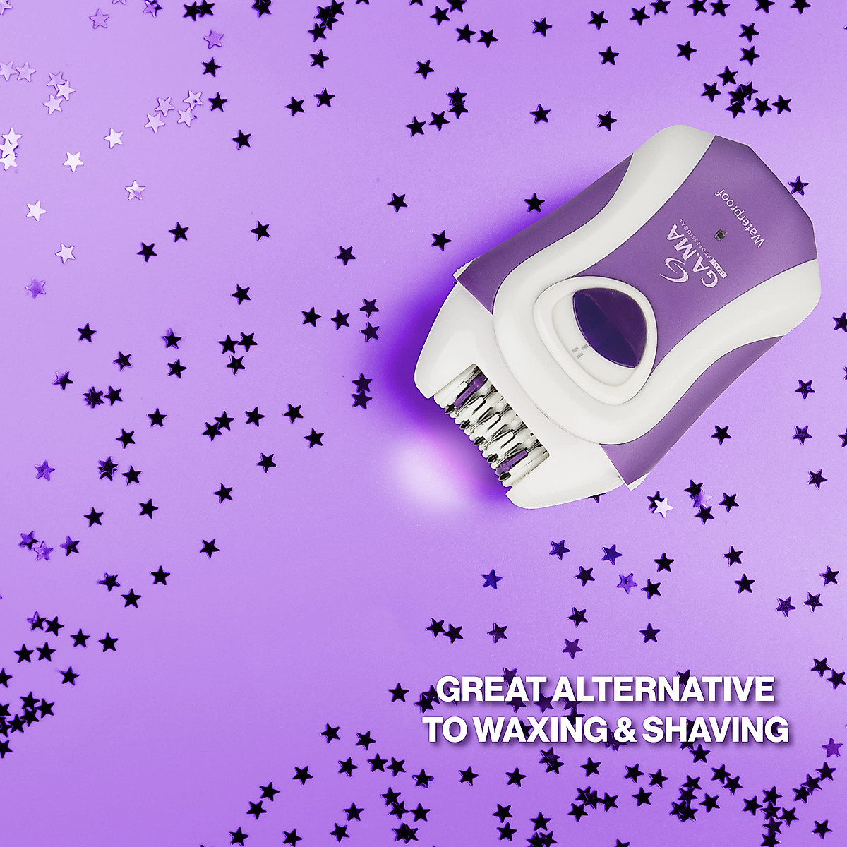 Epilady Skinlady Gama Waterproof Epilator for Women | Cordless Electric Hair Removal Device | Flawless Hair Remover for Women | Bikini Trimmer for Women Pubic Hair | Rechargeable 2-Speed, LED Light