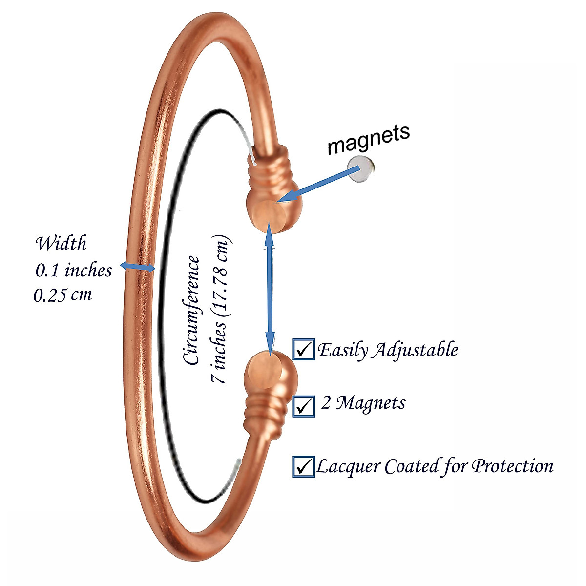 Touchstone copper magnetic bracelet tibetan style. hand forged with solid and high gauge pure copper. set of 3 different designs in twisted pipe braided wires style.