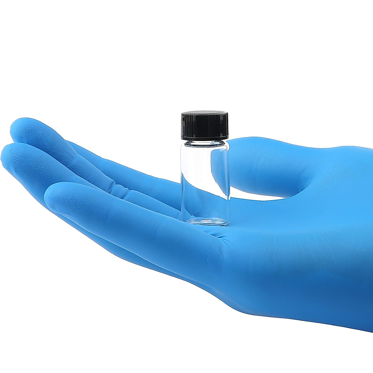 14pcs 5ml Mini Clear Glass Bottle Vials and Plastic Cap Small Essential Oil 1/6 oz Small Liquid Sample Vial Leak-Proof Vial