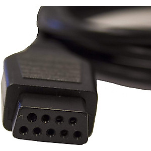 eLUUGIE 2 Packs 6ft Replacement Extension Cord Cable for Sega Genesis 2/3 Controller Extension Cord