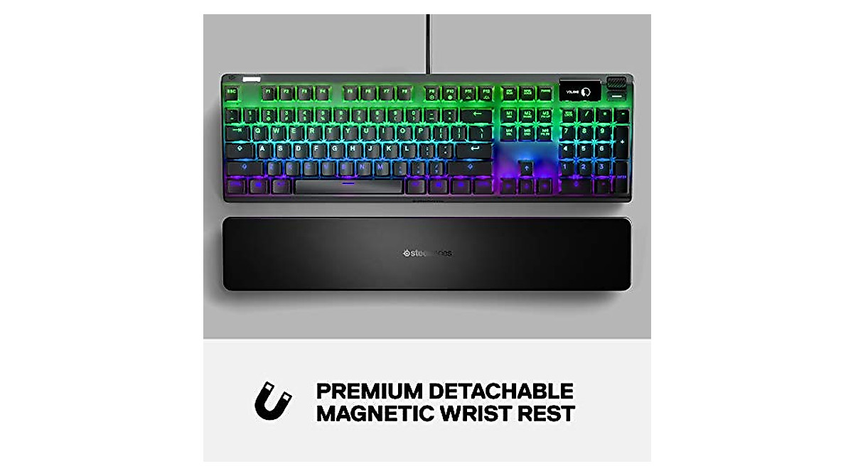 SteelSeries Apex 7 Mechanical Gaming Keyboard with OLED Display