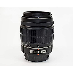 Pentax K-70 Weather-Sealed DSLR Camera with 18-135mm Lens (Black) Bundle with 50-200mm Lens, AF-200FG Flash, and Bag