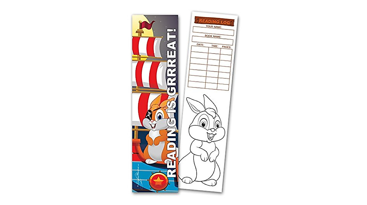 Colorful Bookmarks with Reading Logs for Kids | Boost Reading Motivation
