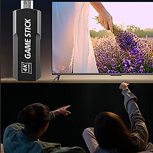 N-Game Stick, Wireless Retro Game Console, 2023 New Game Console, New Game Stick Lite 2023 Best Childhood Memories, Built in 20000+ Games, 9 Classic Emulators with 2×Wireless (M9 128G (41000+ Games))