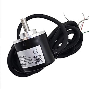 Incremental Rotary Encoder 600 PPR A B 90° Phase 5V-Voltage Output 6mm Solid Shaft