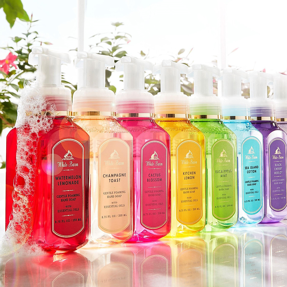 Bath & Body Works Gentle Foaming Hand Soap in ROSE WATER & IVY (Pack of 2)