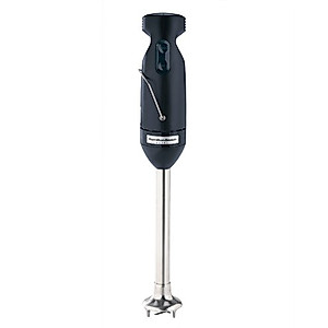 Hamilton Beach Commercial HMI200 Immersion Blender Mixer, 175W, 2 Speeds, Detachable 9" Chopping/Mixing Shaft, 17.74" H, 3.15" W, 2.57" L, Black,Medium