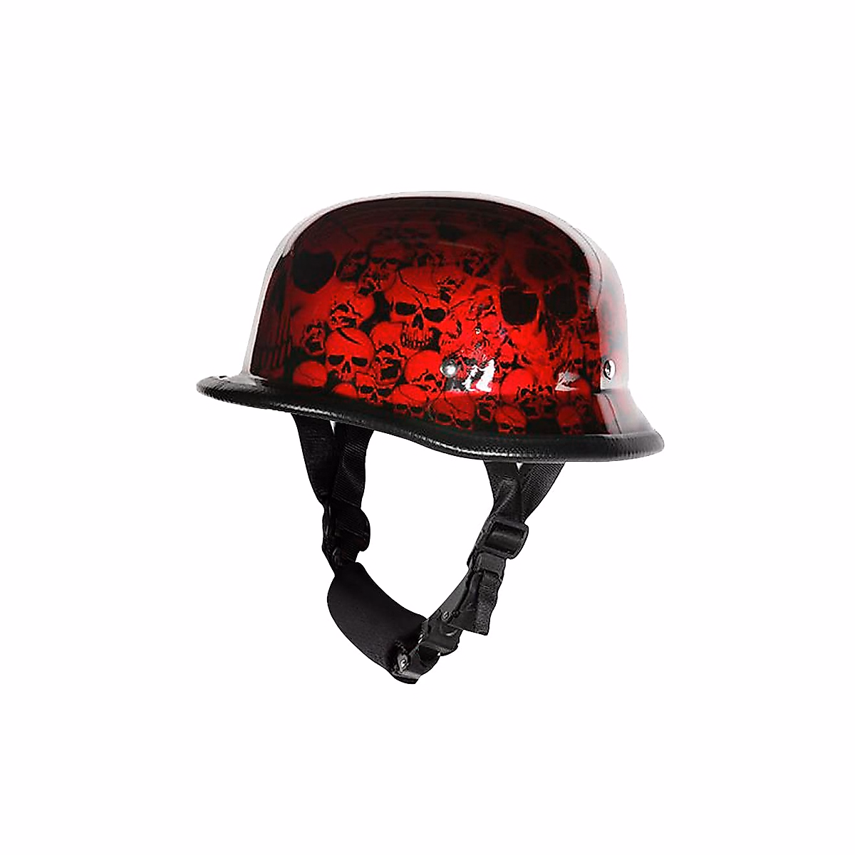 Colorful Baseball German Novelty Cap, Skull Graveyard Novelty Skull Headgear (as1, Alpha, x_l, Burgundy red) (Burgundy Red, Large)
