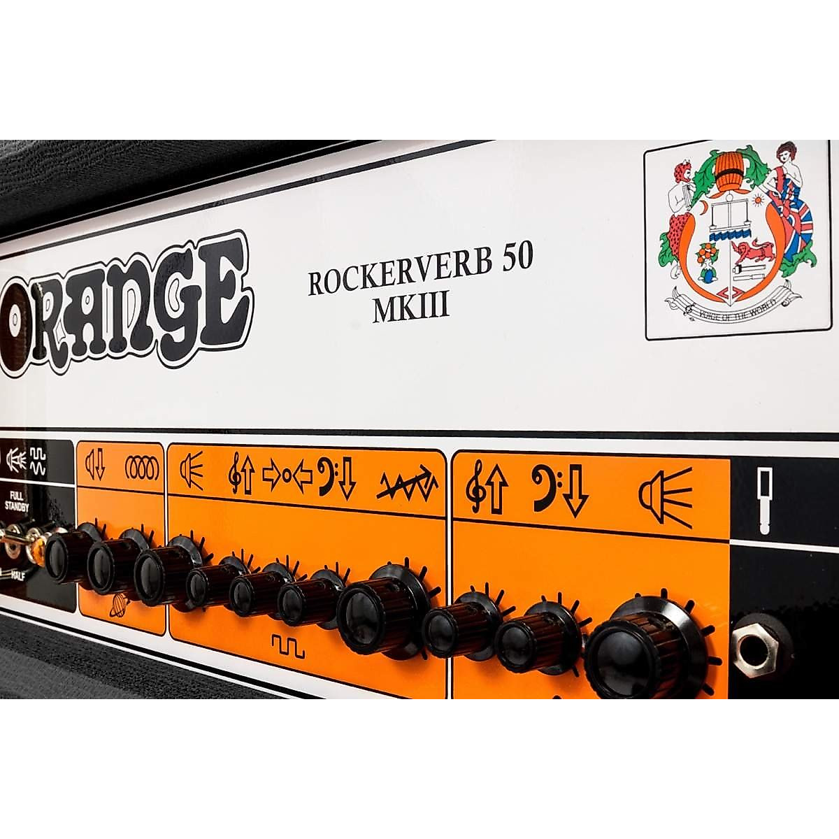 Orange Rockerverb 50 MKIII - 50-Watt 2-Channel Tube Head - Black