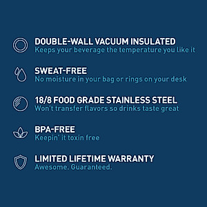 Takeya Actives 24 oz Vacuum Insulated Stainless Steel Water Bottle with Spout Lid, Premium Quality, Teal