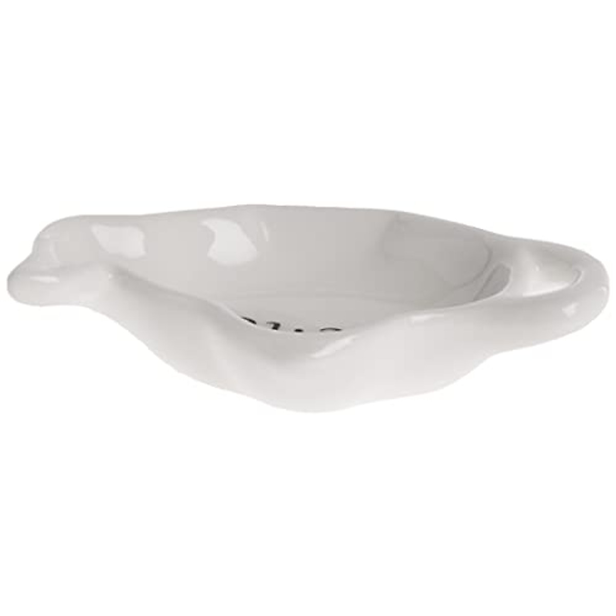 Swee-Tea Ceramic Tea-Bag Caddy in Black & White Serving-Tray Gift Box