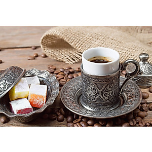 Cerez Pazari Turkish Delight Candy With Assorted Flavors, Gourmet Medium Size Snacks Gift Box, Sweet Luxury Traditional Confectionery Loukoumi, Vegan Lokum, Approx. No Nuts, 42 Pcs, 16 oz.