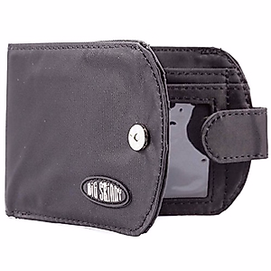 Big Skinny Women's Taxicat Bi-Fold Slim Wallet, Holds Up to 25 Cards, Black