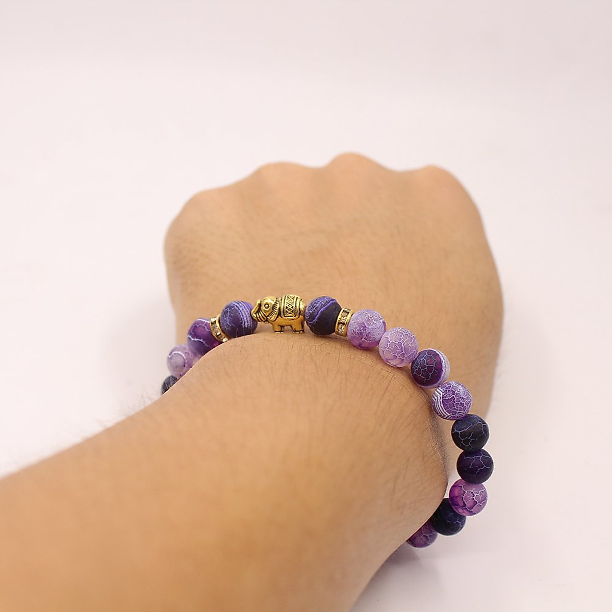 KSQS Lover Couple Bracelet Yoga Balancing Reiki Healing with Elephant for Christmas Thanksgiving