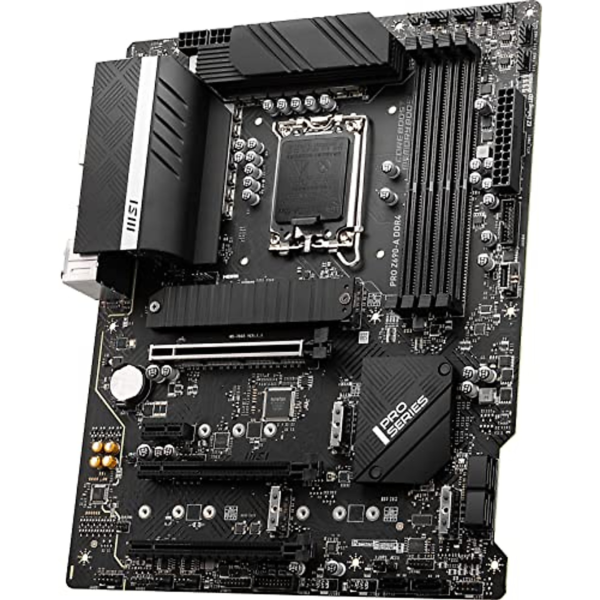 MSI PRO Z690-A DDR4 ProSeries Motherboard (ATX, 12th Gen Intel Core, LGA 1700 Socket, DDR4, PCIe 4, CFX, M.2 Slots)