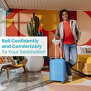 American Tourister Stratum 2.0 Expandable Hardside Luggage with Spinner Wheels, Carry-On, Jade Green